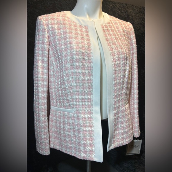 Kasper | Jackets & Coats | Kasper Blazer In Pink Multi Color Stunning ...